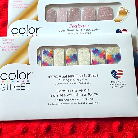 Color Street | Makeup | 2 Sets Of Color Street Moonburst Pedi Paint The ...